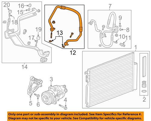 GM OEM Air Conditioner-Discharge Hose 95376420 | eBay