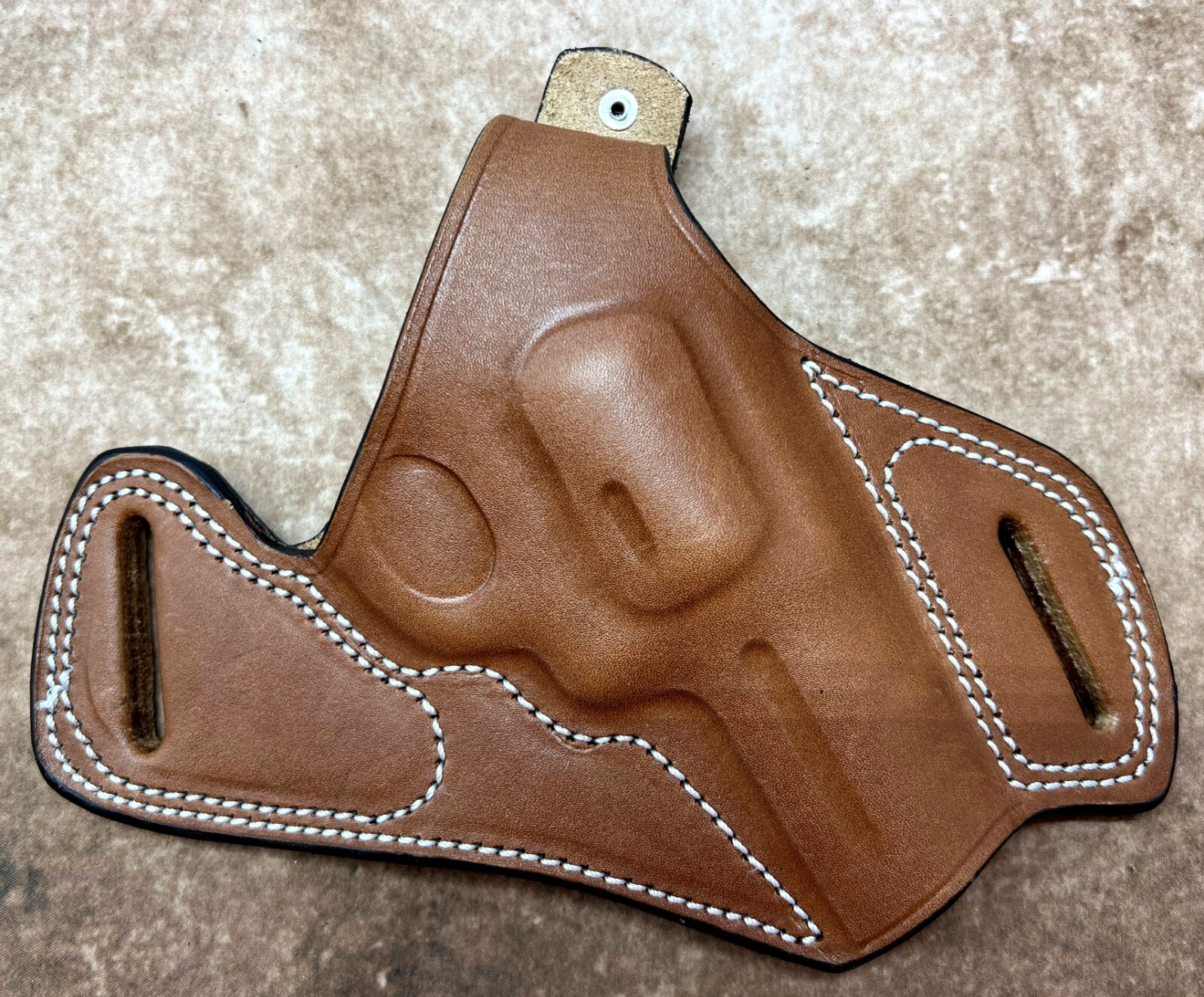 For 3" TAURUS 85 856, Right Hand Brown Leather Cross-Draw Belt Holster ...