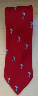 Wroxton Polyester Red Golf Necktie Sports Designer | eBay