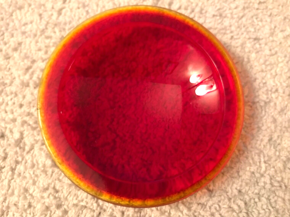 VINTAGE TAILLIGHT 3" RED GLASS LENs HOT ROD RAT ROD MOTORCYCLE Light | eBay