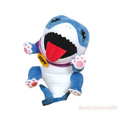 Marvel Rivals Jeff Landshark Plush Doll 25cm Soft Collectibles Cosplay ...