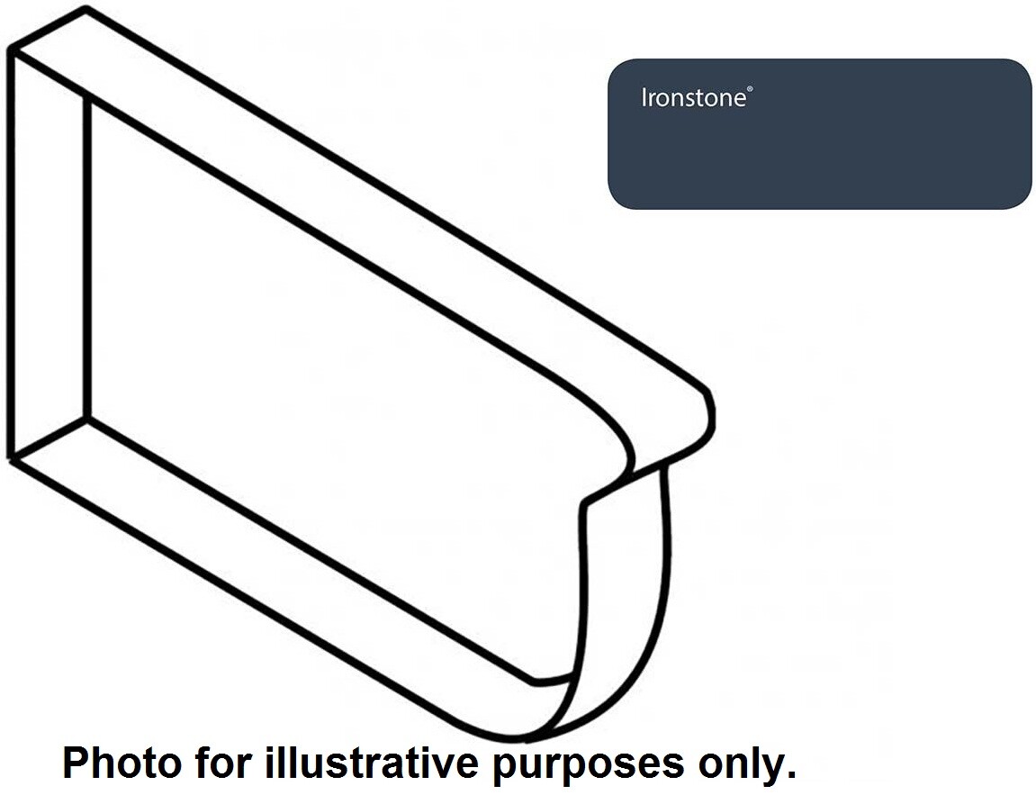 2x Bluescope Lysaght QUAD GUTTER STOP ENDS 150mm Right Hand Side ...