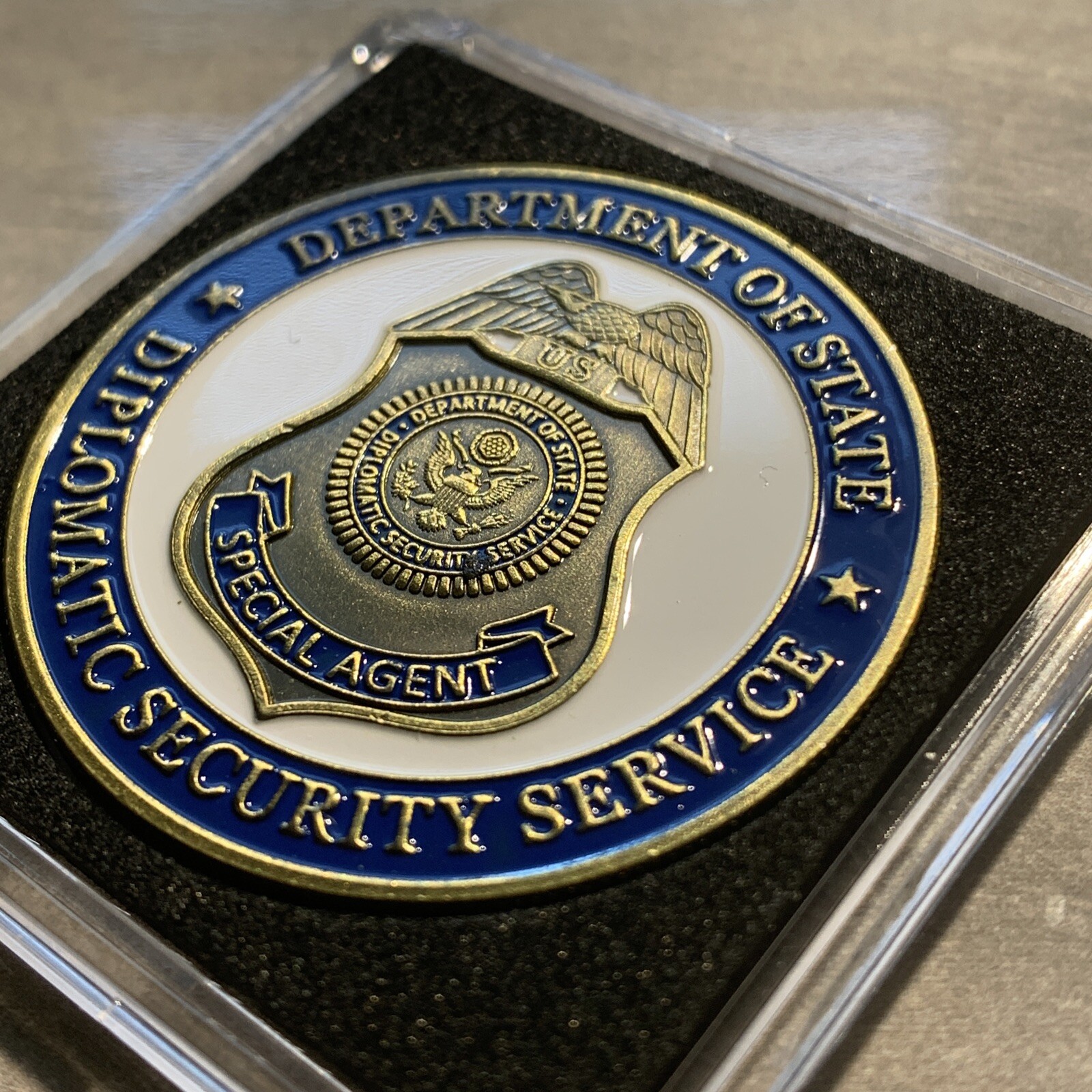 DEPARTMENT OF STATE-US Diplomatic Security Service Bronze Plated ...