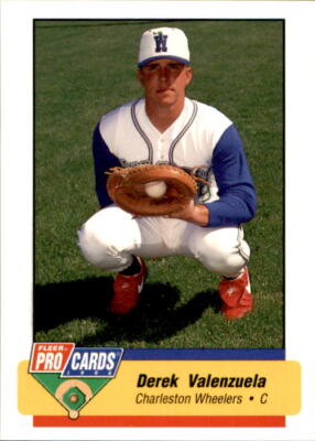 1994 Charleston Wheelers Fleer/ProCards 2707 Derek Valenzuela Long ...