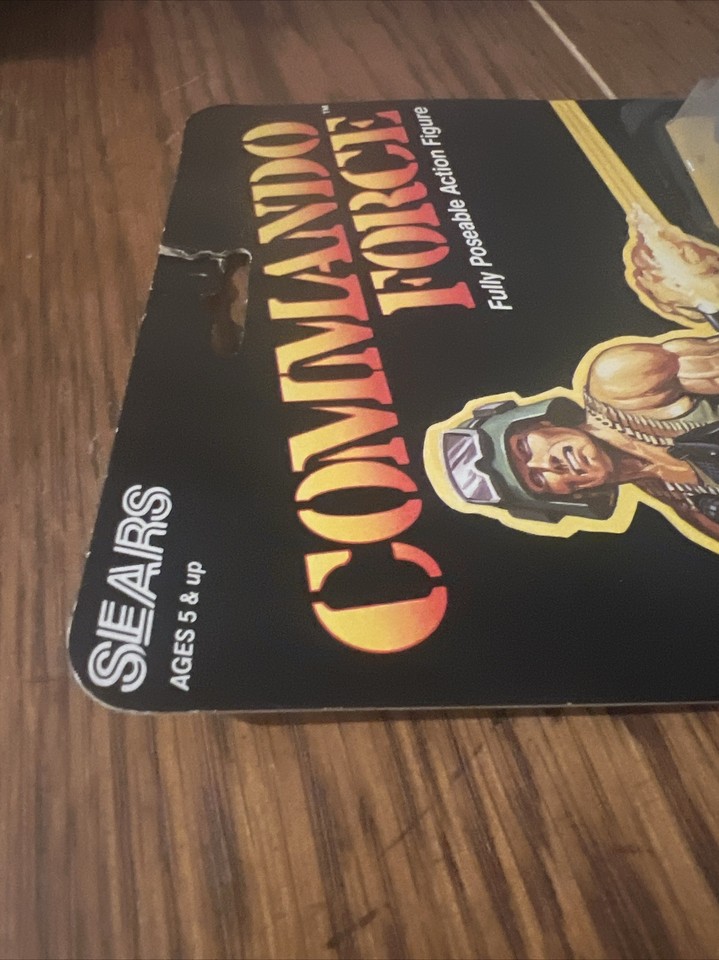 1980's Remco Sears Commando Force Up-Heavel Action Figure sealed NIP ...