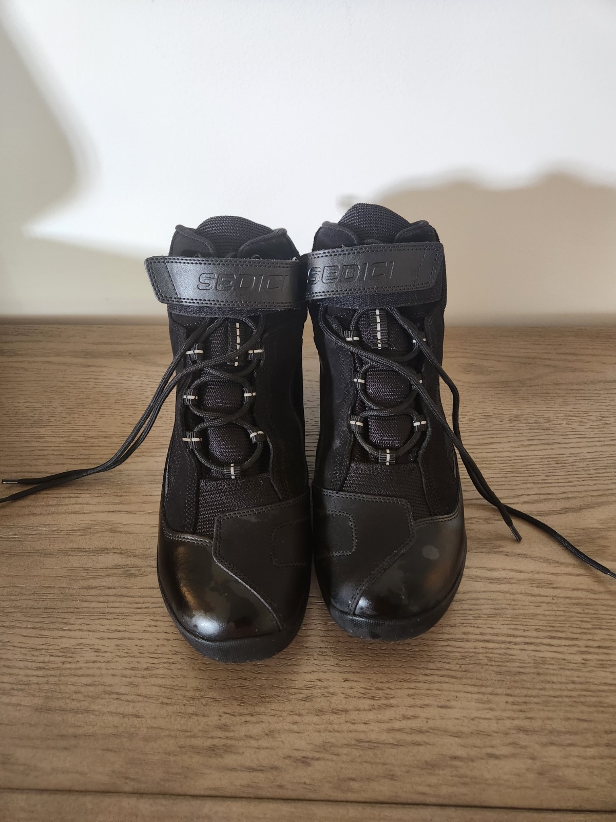 Sedici Podio Street Riding Light Weight Motorcycle Black Boot Men’s ...