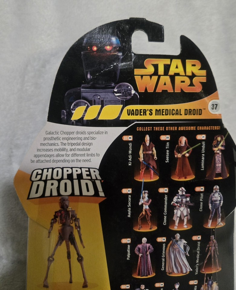 2005 Star Wars Vader's Medical Droid Figure Revenge of the Sith ROTS No ...