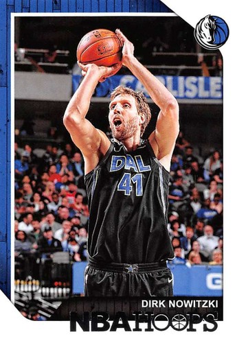 2018-19 Panini Hoops #113 Dirk Nowitzki Dallas Mavericks Basketball ...