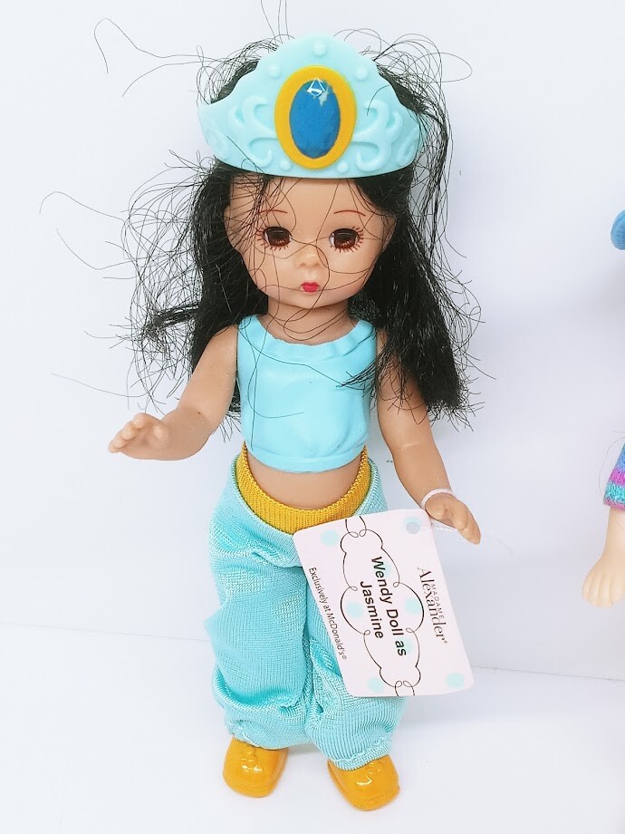 Lot of 2 MADAME ALEXANDER Doll McDonalds HANNAH PEPPER'S /JASMINE 5" | eBay