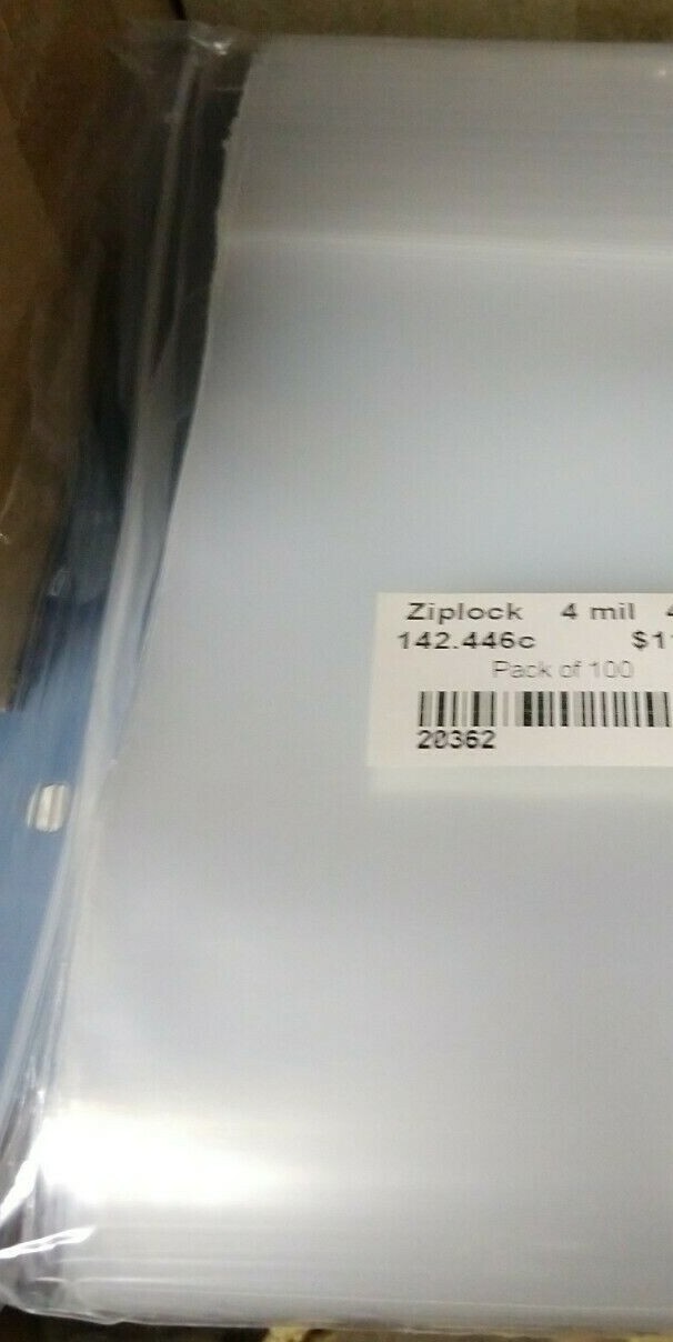 100 PCS 4 MM 4 X 6 " EXTRA THICK NEW ZIPLOCK JSP PLASTIC BAGS CLEAR | eBay