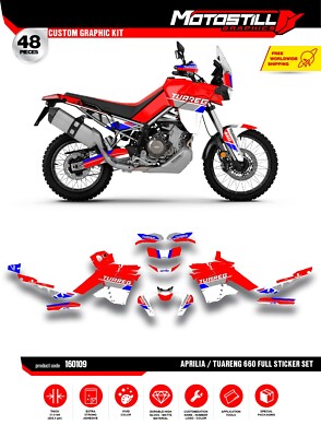 APRILIA TUAREG 660 GRAPHIC STICKER SET - DECAL KIT | eBay