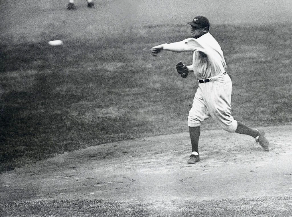 Babe Ruth Pitching