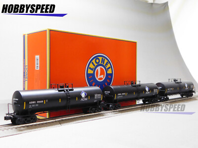 LIONEL ADM 50' TANK CAR 3 PACK O GAUGE tanker freight train admx ...