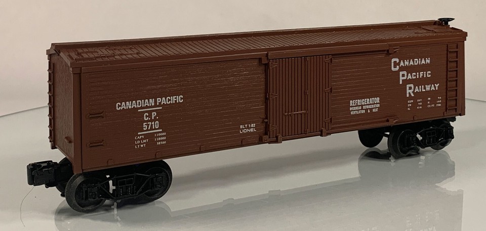 LIONEL • O GAUGE • 1982 Canadian Pacific Reefer 6-5710 • NEW OLD STOCK ...