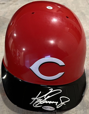 KEN GRIFFEY JR. H.O.F. AUTHENTIC AUTO GM MODEL CINCINNATI REDS BATTING ...