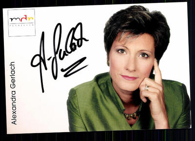 Alexandra Gerlach MDR Autogrammkarte Original Signiert ## BC 27332 | eBay