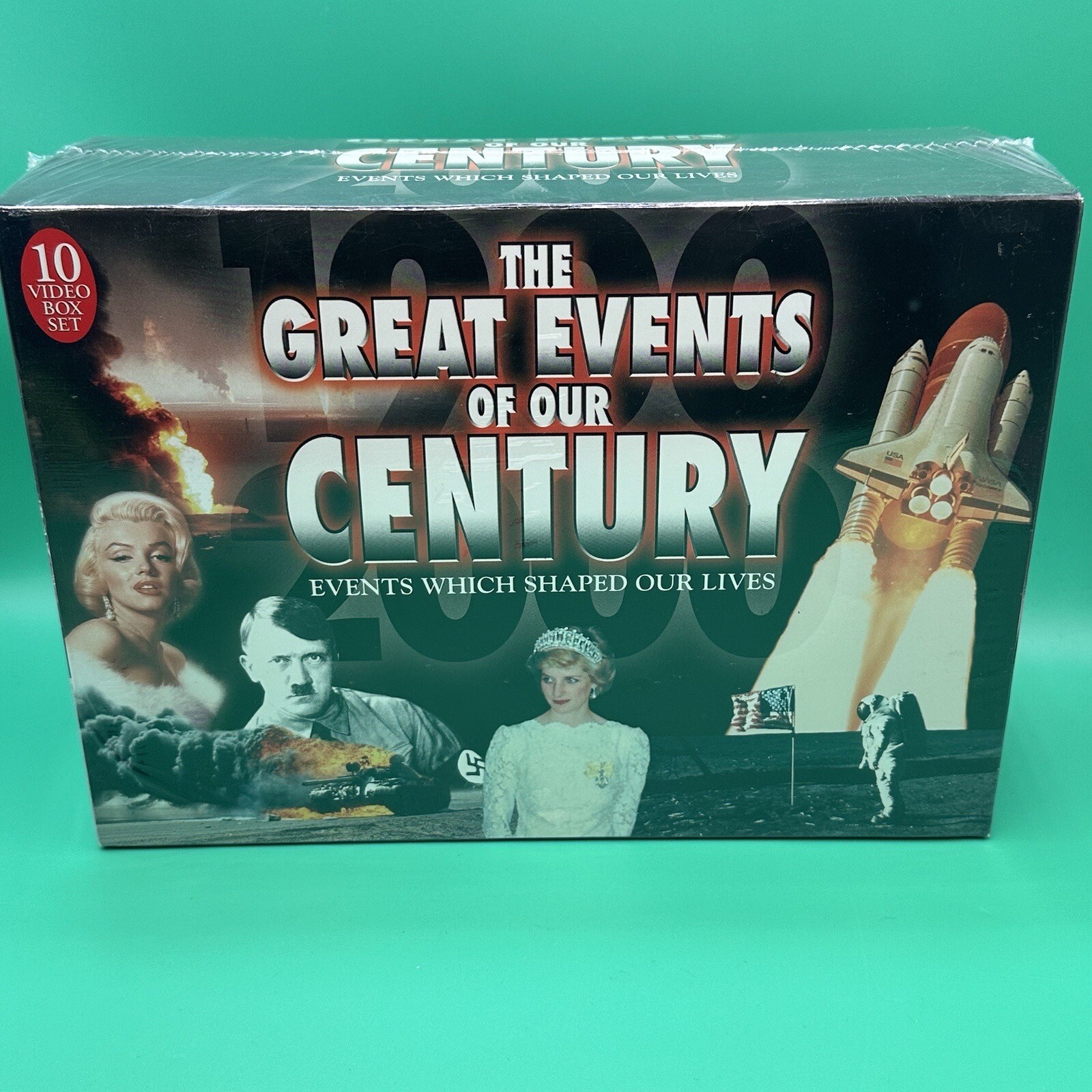 The Great Events Of Our Century VHS Movie Box Set Vintage 1900s History ...