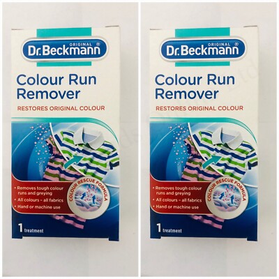 2 x Dr Beckmann Colour Run Remover Restores Original Colour 75g x 2 | eBay