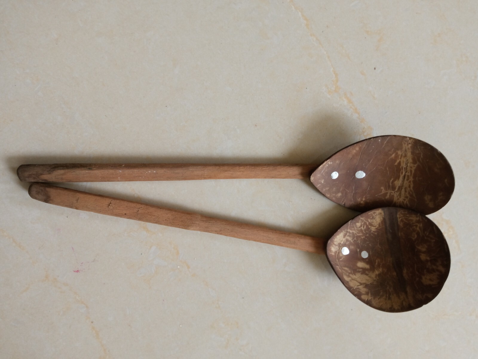 Ceylon Handmade Coconut Shell Spoons Kitchen tools Traditional 100% Eco ...