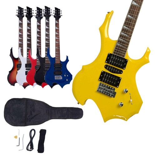 New 6 Colors Right Handed Basswood Electric Guitar Set for Music Lovers ...