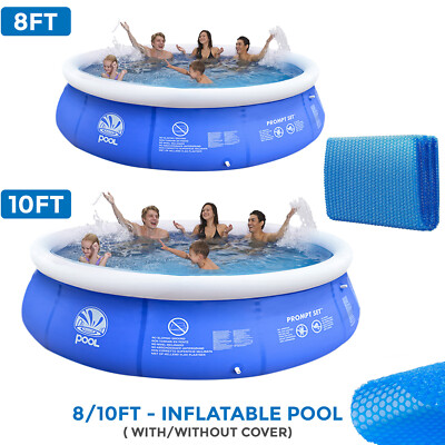 8/10ft Prompt Set Inflatable Paddling Pool Swimming Pool Family Outdoor ...