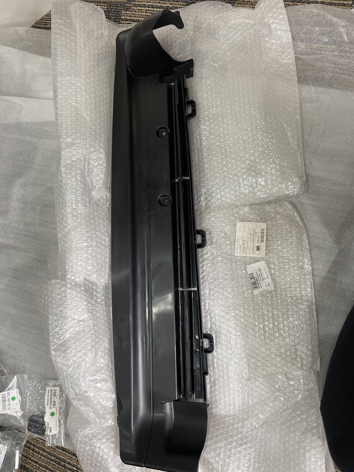 GENUINE VW TRANSPORTER FRONT BUMPER SOUND INSULATION AIR GUIDE ...