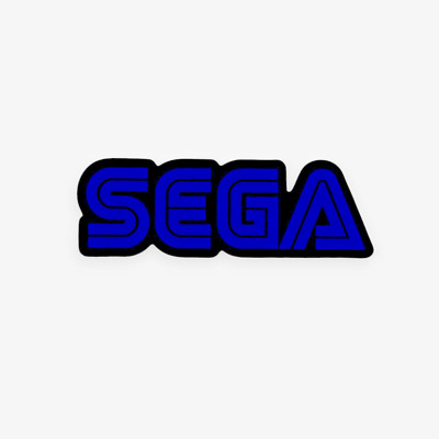 Classic Sega Logo Sticker 2.95" x 2.21" | eBay