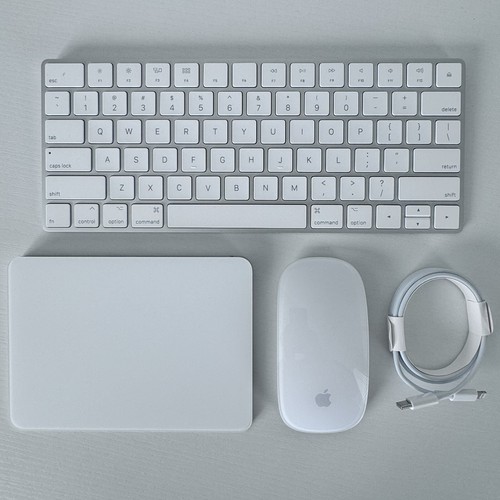 Apple Magic Keyboard (A1644) Trackpad (A1535) & Mouse (A1657) Bundle ...