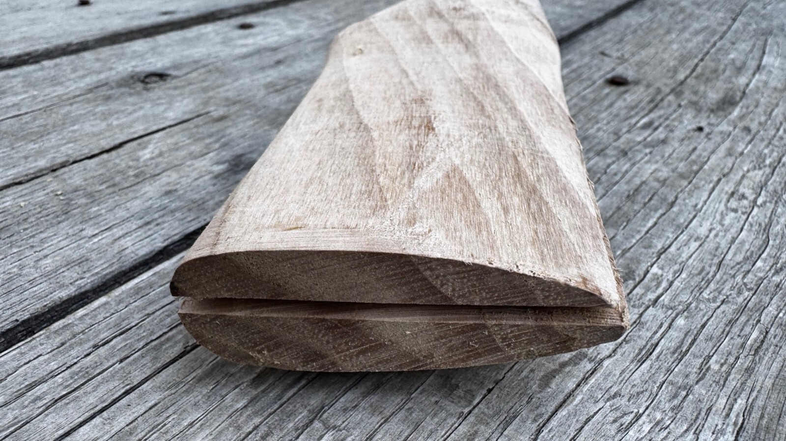 Hickory 36" Single Bit Curved Axe Handle Made in USA Unfinished | eBay