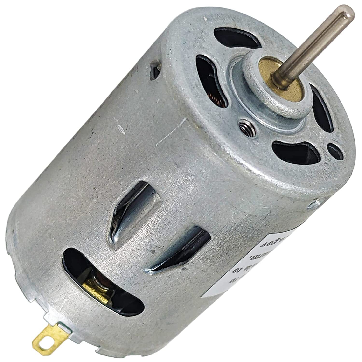 9V Heavy Duty DC Motor 12,500 RPM Max (1.08" Diameter x 1.48" Length ...
