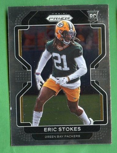 ERIC STOKES 2021 PRIZM FOOTBALL ROOKIE CARD GREEN BAY PACKERS GEORGIA ...