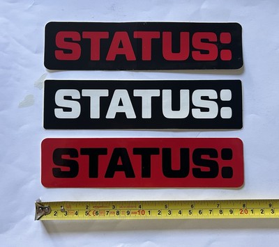 2pcs STATUS Seats “Mix”or”Match decals stickers racing prp offroad ...