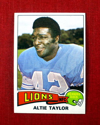1975 TOPPS SET BREAK #481 ALTIE TAYLOR Detroit Lions NM+ | eBay