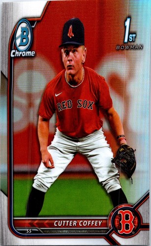 2022 Bowman Draft Cutter Coffey Chrome Refractor 1st Bowman - Red Sox ...