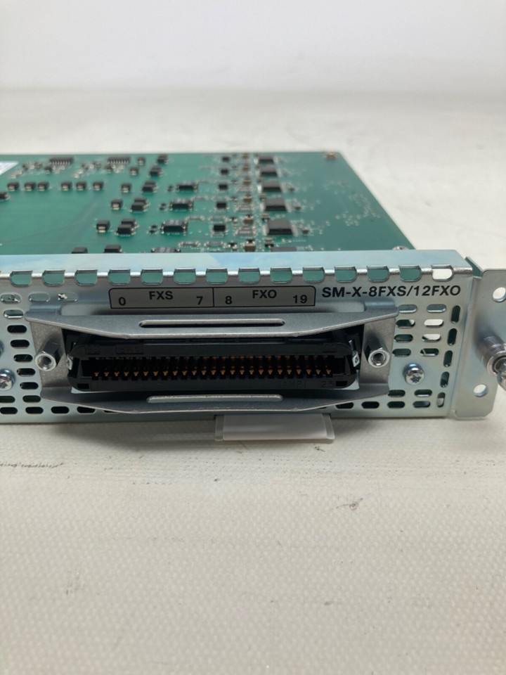 Cisco SM-X-8FXS/12FXO High Density Analog Voice and Fax Module for ...