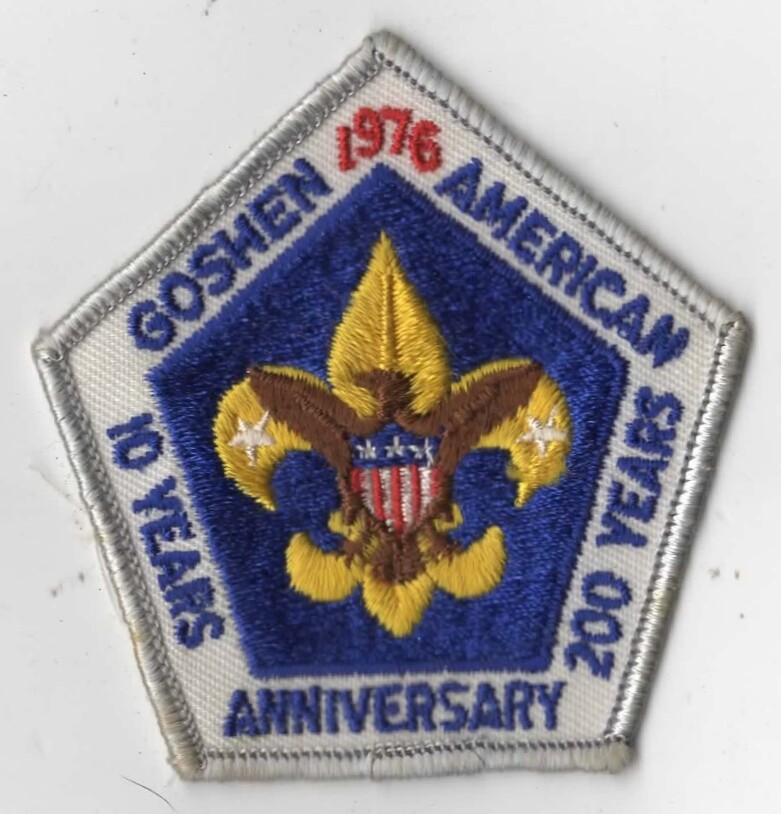 1976 Anniversary Goshen American BSA Patch GRY Bdr. [CA3821] | eBay