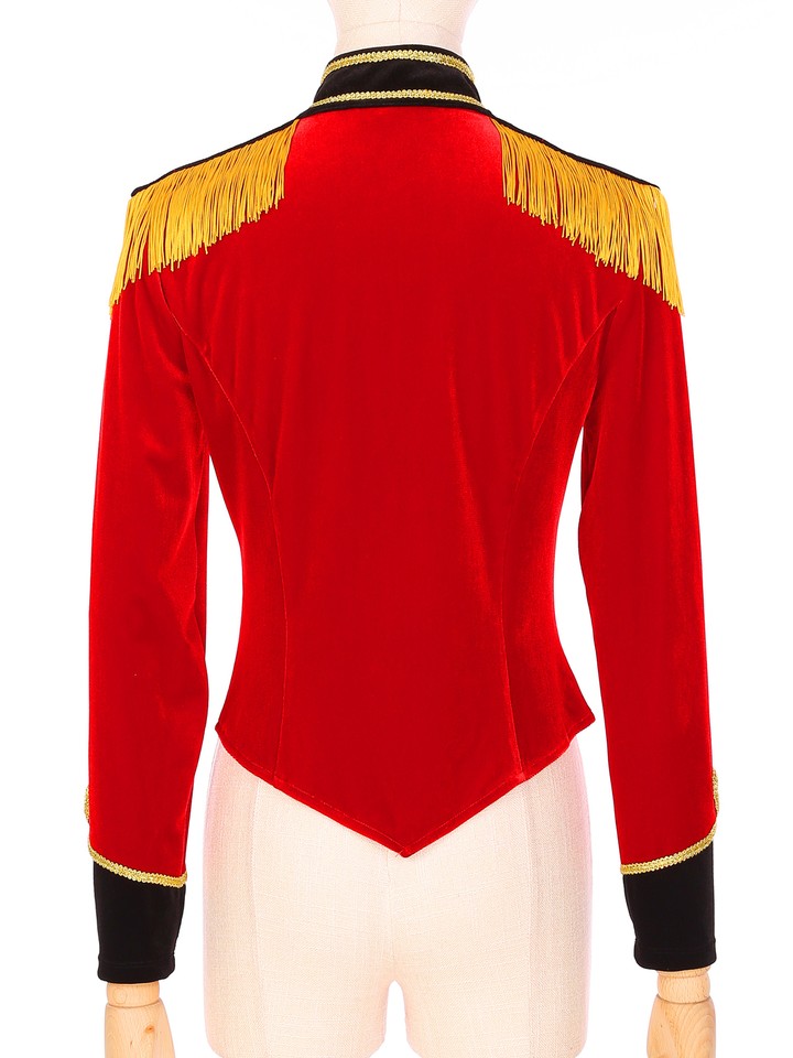 Women's Circus Ringmaster Jacket Velvet Victorian Coat Ringleader ...