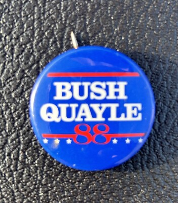 George H W Bush & Quayle Presidential Campaign Button 1988 | eBay