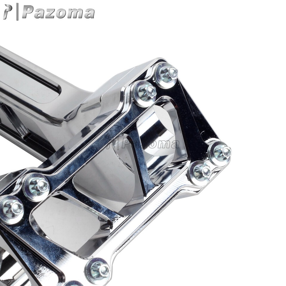 4" 6" 8" 10" 12" 14" Curved Handlebar Clamp Riser Bar Pullback Fits ...