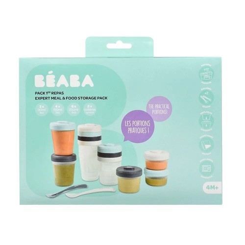 Beaba Stackable Clip Food Storage Jars Meal Set | Storm 12 Piece | eBay