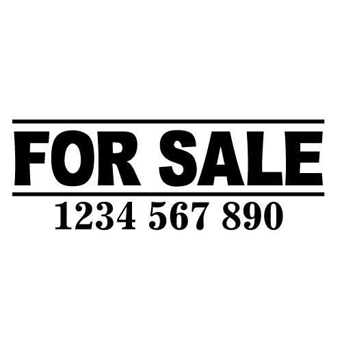 FOR SALE CUSTOM PHONE NUM STICKER | eBay