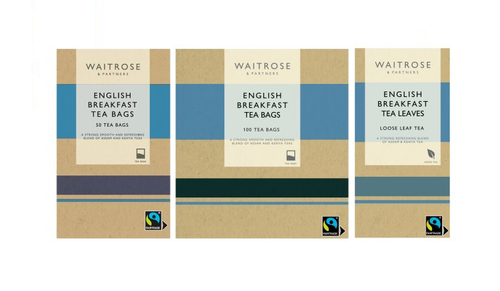 Waitrose English Breakfast Loose Leaf Tea &100-50 Tea Bags Strong and ...