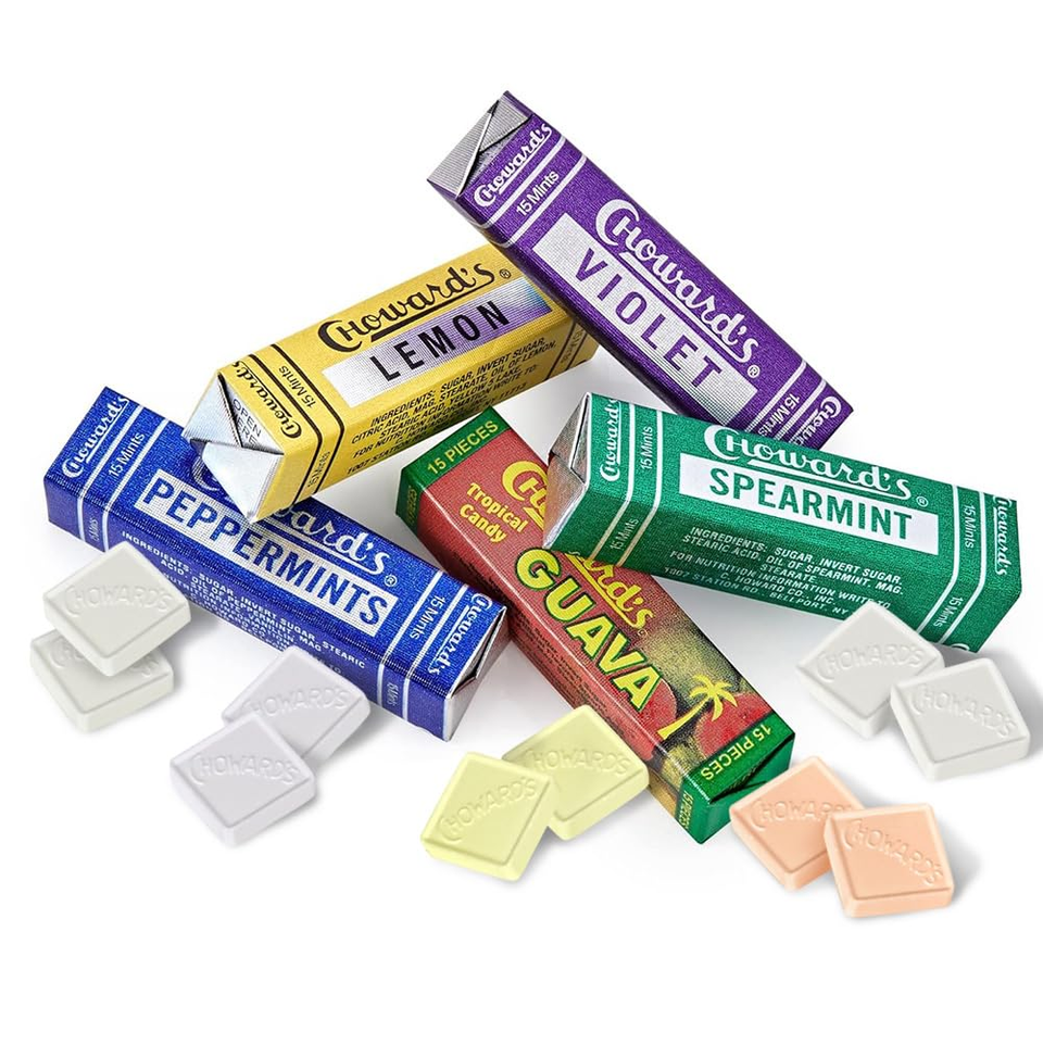 Choward'S Mints Candy Variety Pack | Violet, Spearmint, Peppermint ...
