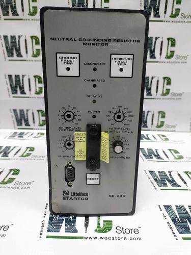 SE-330-03-01 REV 04 LITTELFUSE STARTCO GROUNDING RESISTOR MONITOR RELAY ...