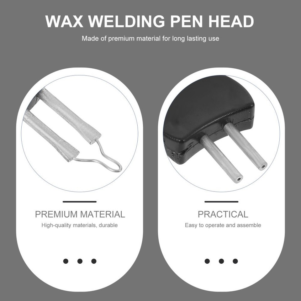 2 pcs Thread Cord Burner Tips Instant End Wax Melting Welding Pen Head ...