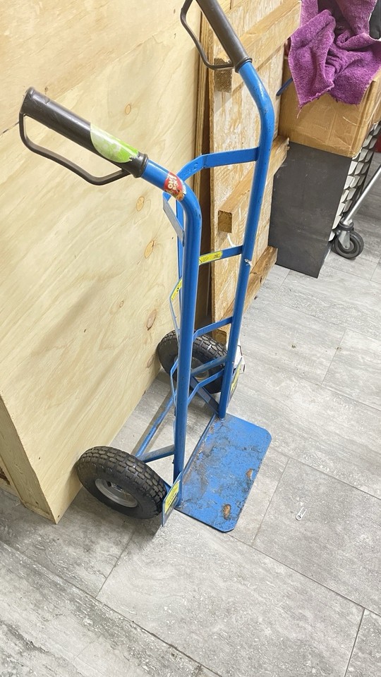 Hand TROLLEY Sack Barrow Truck Hand Protection 2 Pneumatic tyres 250kg ...
