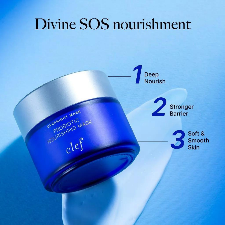 CLEF Facial Mask Trial Set - Calming, Purifying, Scrub & Repairing (20g ...