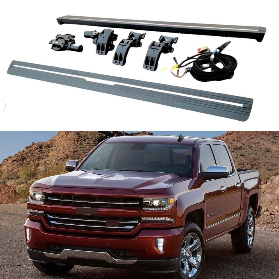 Fits for Silverado 1500 2015-2019 Deployable Electric Running Boards ...
