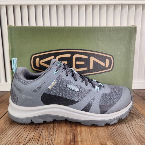 KEEN Terradora II Waterproof Women Sz 6 Steel Gray Ocean Wave Trail ...