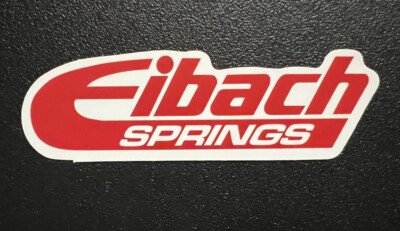 Eibach Springs Sticker. Free Ship 3.”x1”. Self Adhesive Glossy Finish ...